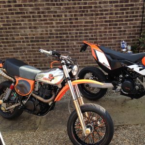 Yamaha TT500 Retromotard by Man Cave Motorcycles – BikeBound
