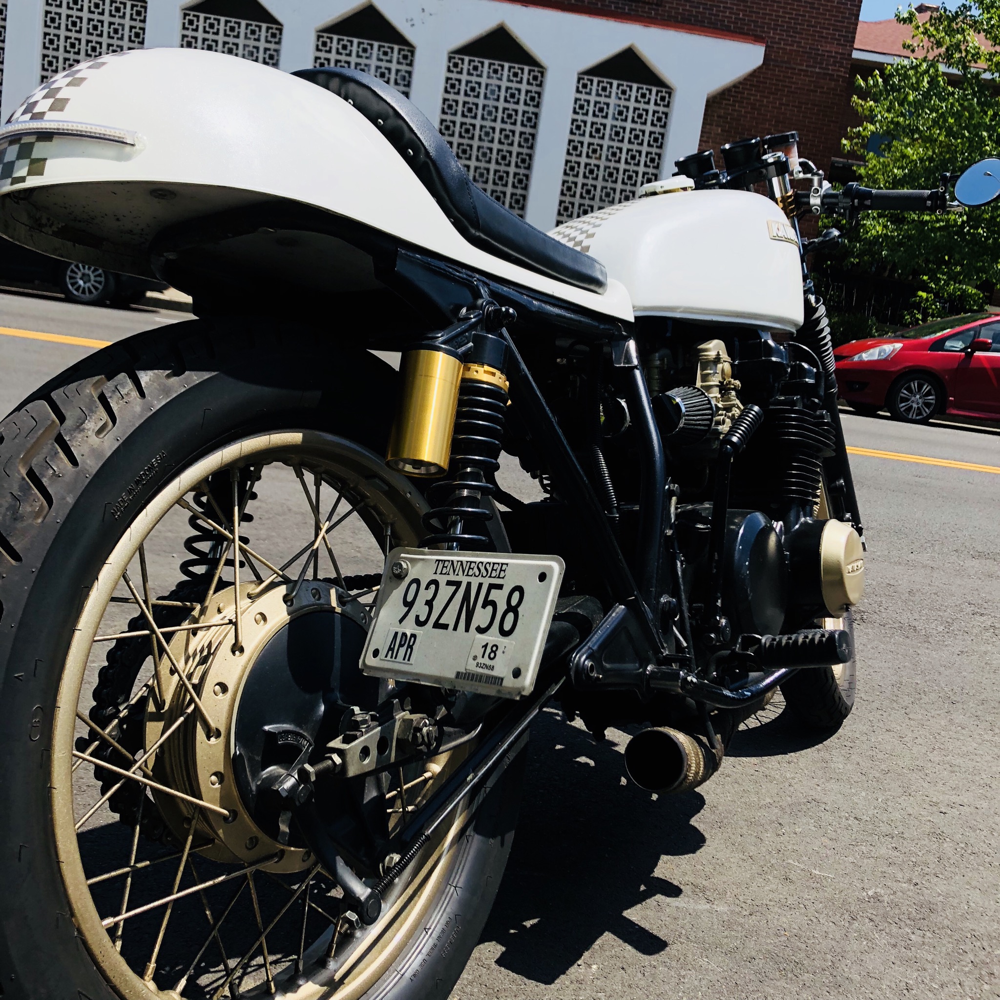 Pearl White & Gold – BikeBound