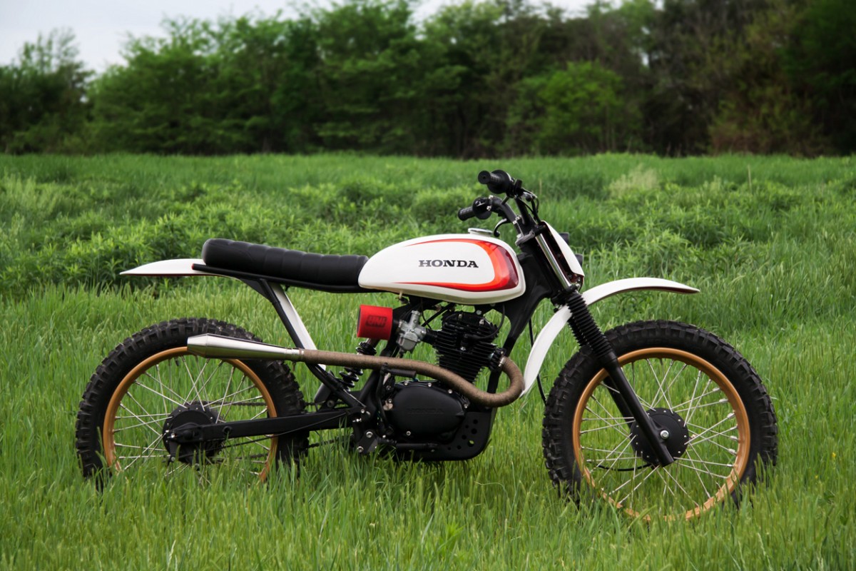 Honda 125 Scrambler by Slipstream Creations – BikeBound