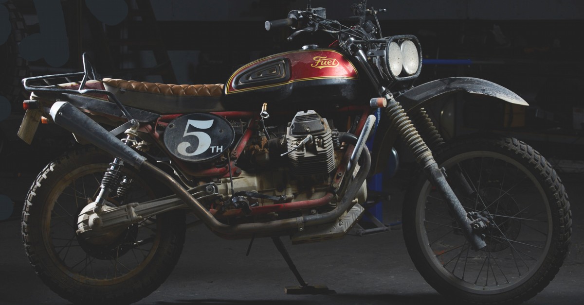 Moto Guzzi V65 TT Desert Sled – BikeBound