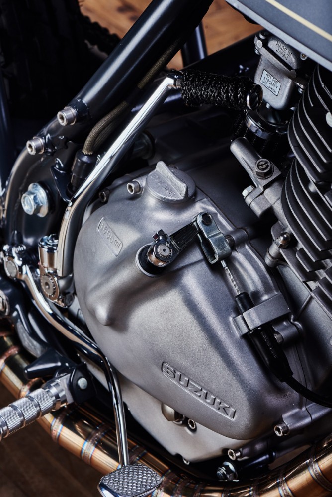 Suzuki GN400 Tracker by Ventus Garage – BikeBound