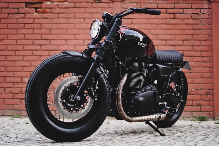 Triumph T100 Bonneville Custom Bobber by Unik Edition – BikeBound