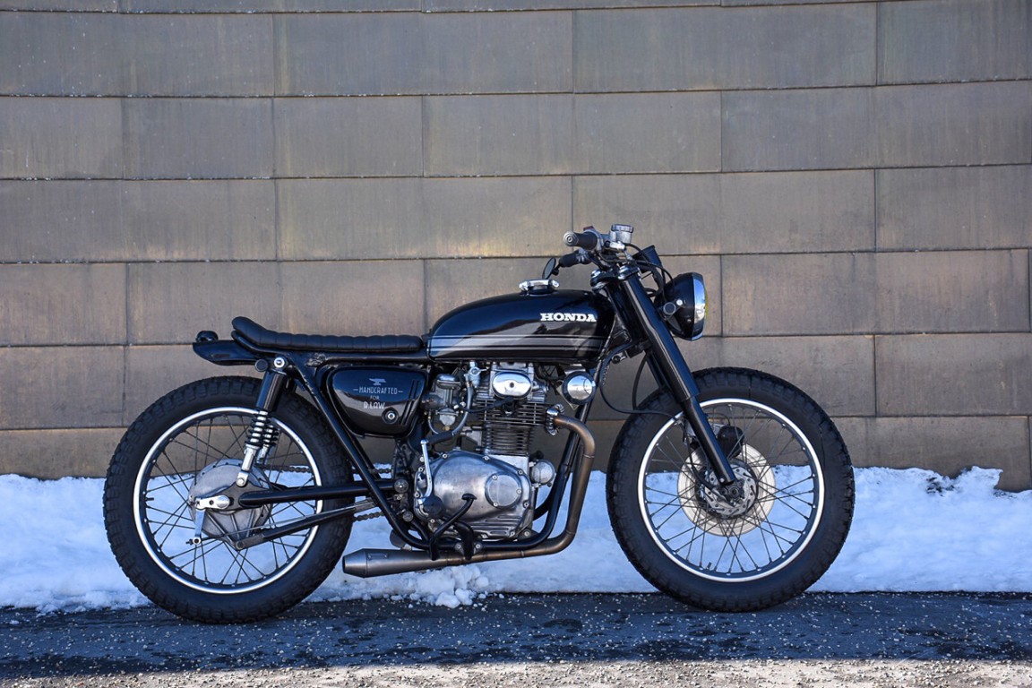 Honda CB350 Cafe Commuter by Kevin Bergeron – BikeBound
