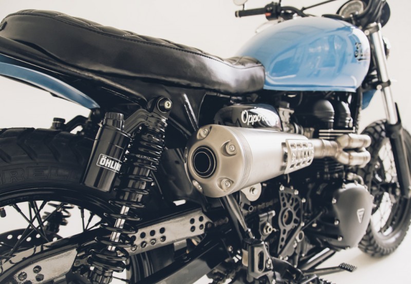 Custom Triumph Scrambler by Herencia Custom Motors – BikeBound