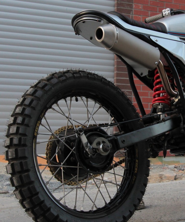 The Bullfighter: Honda XL200 Tracker by Matador Motor Co. – BikeBound