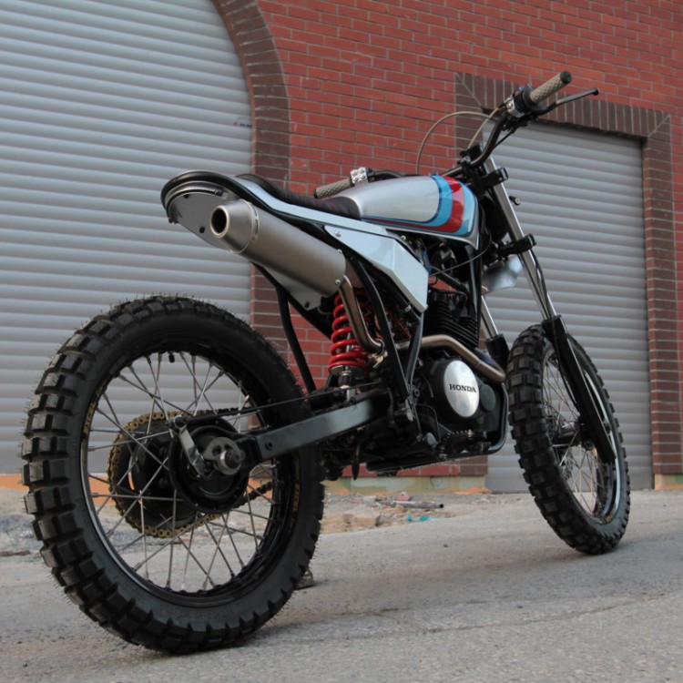 The Bullfighter: Honda XL200 Tracker by Matador Motor Co. – BikeBound