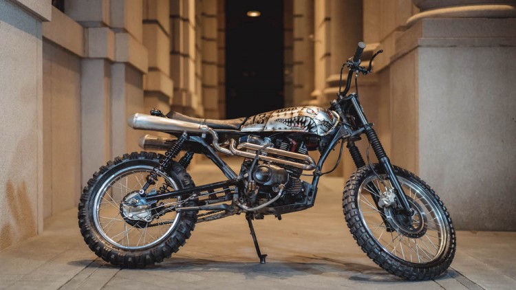 Warhawk-Inspired Kymco KTR 150 Street Scrambler – BikeBound