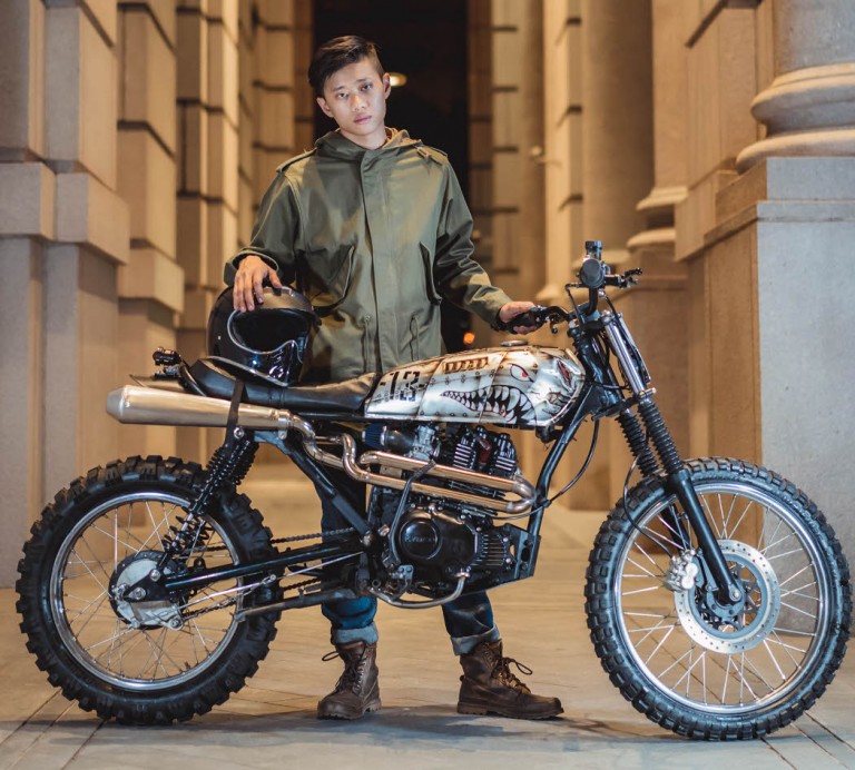 Warhawk-Inspired Kymco KTR 150 Street Scrambler – BikeBound