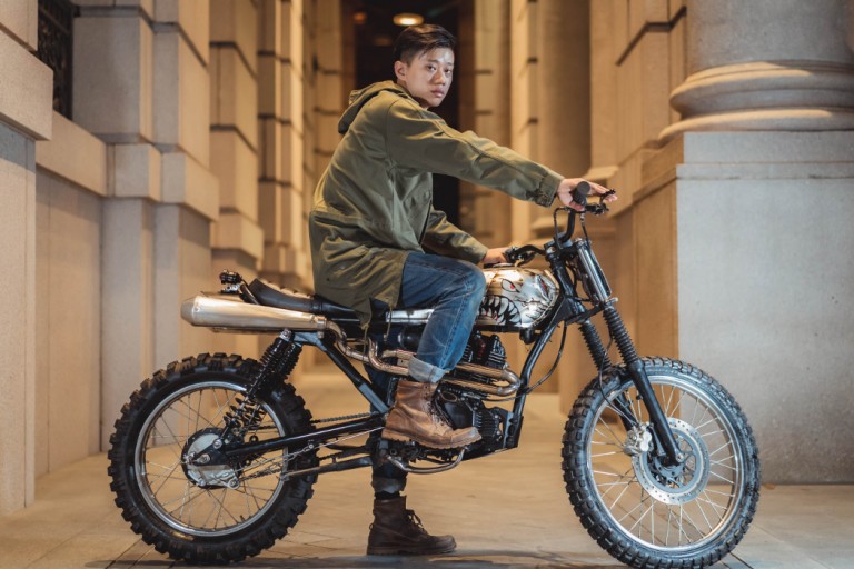 Warhawk-Inspired Kymco KTR 150 Street Scrambler – BikeBound