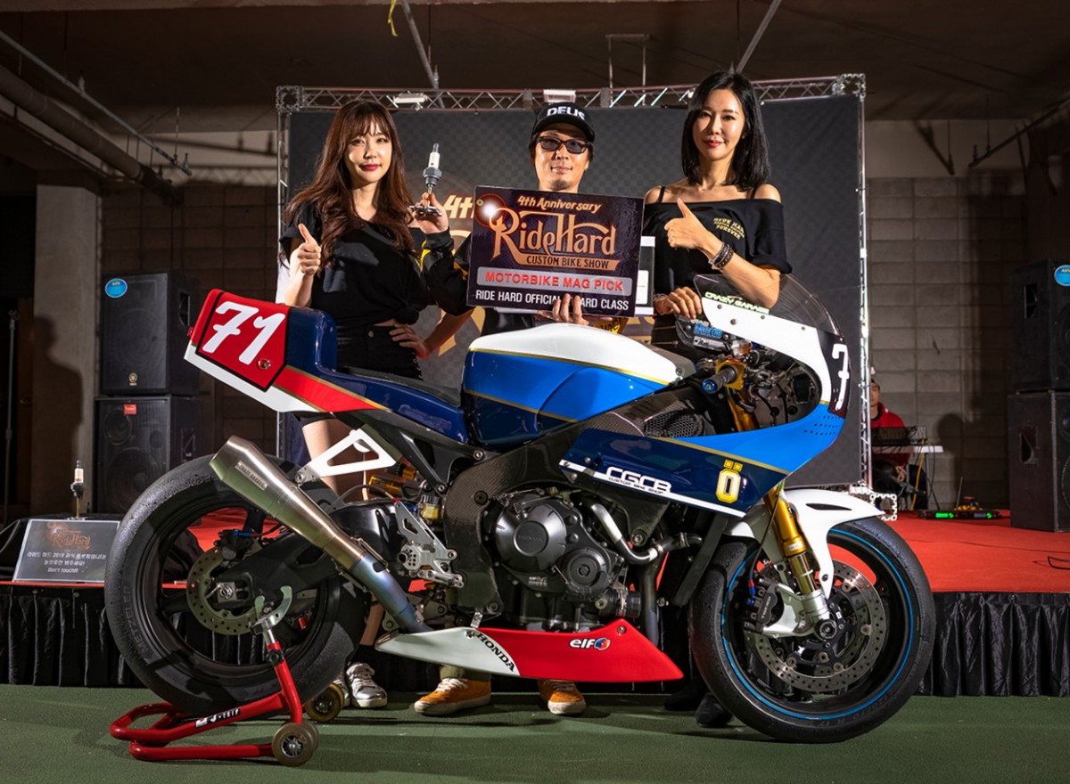 “Tricolor” Retro Racer: Honda CBR1000RR by Crazy Garage – BikeBound