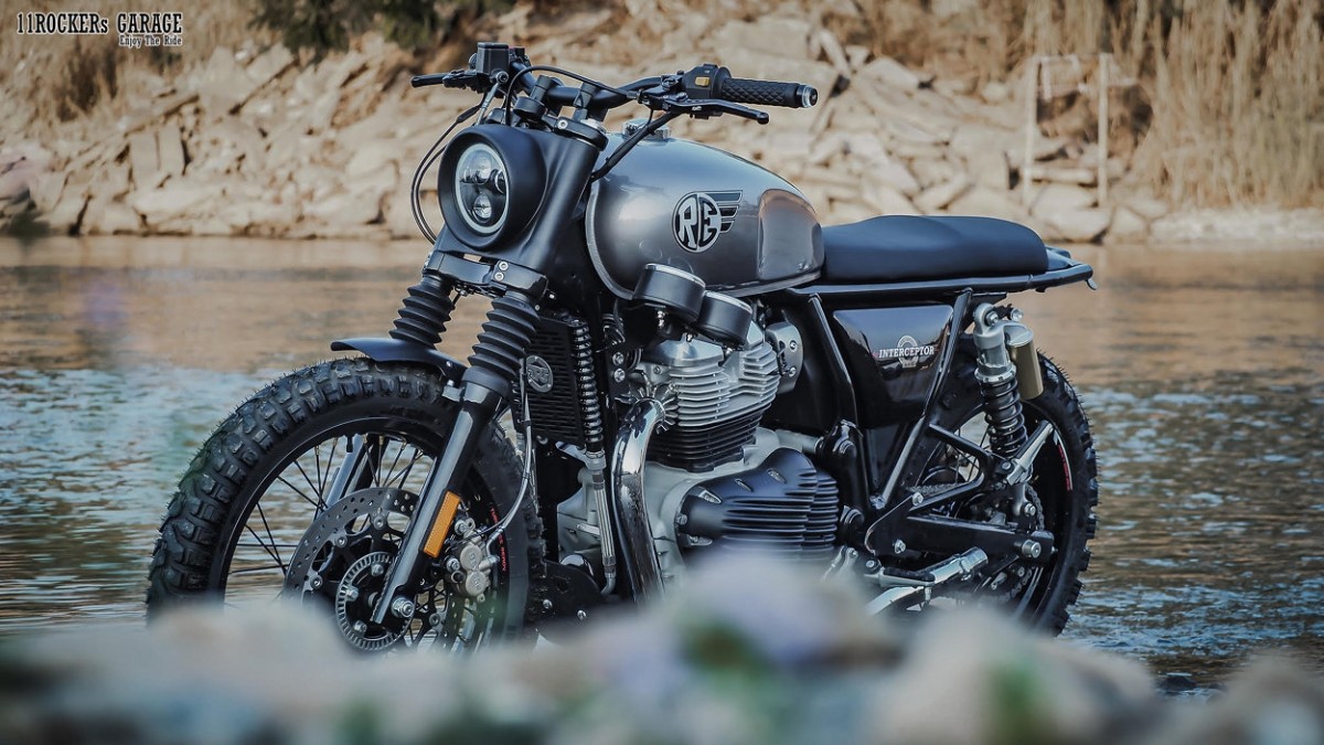 Scram 650: Royal Enfield Interceptor by 11ROCKERs GARAGE – BikeBound