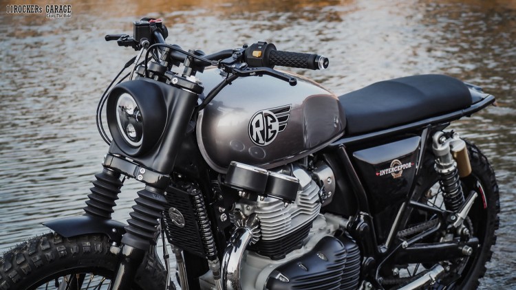 Scram 650: Royal Enfield Interceptor by 11ROCKERs GARAGE – BikeBound