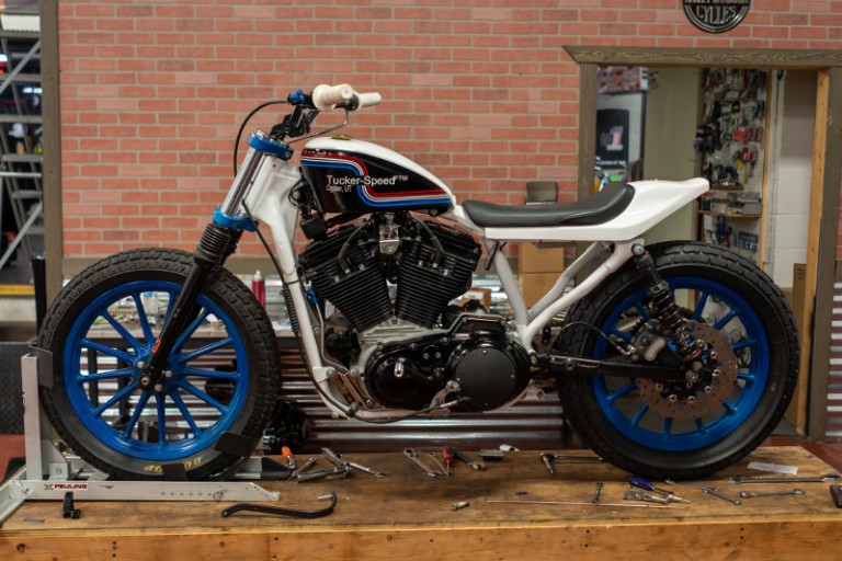 Super Hooligan: 1275cc Tracker by Tucker Speed – BikeBound
