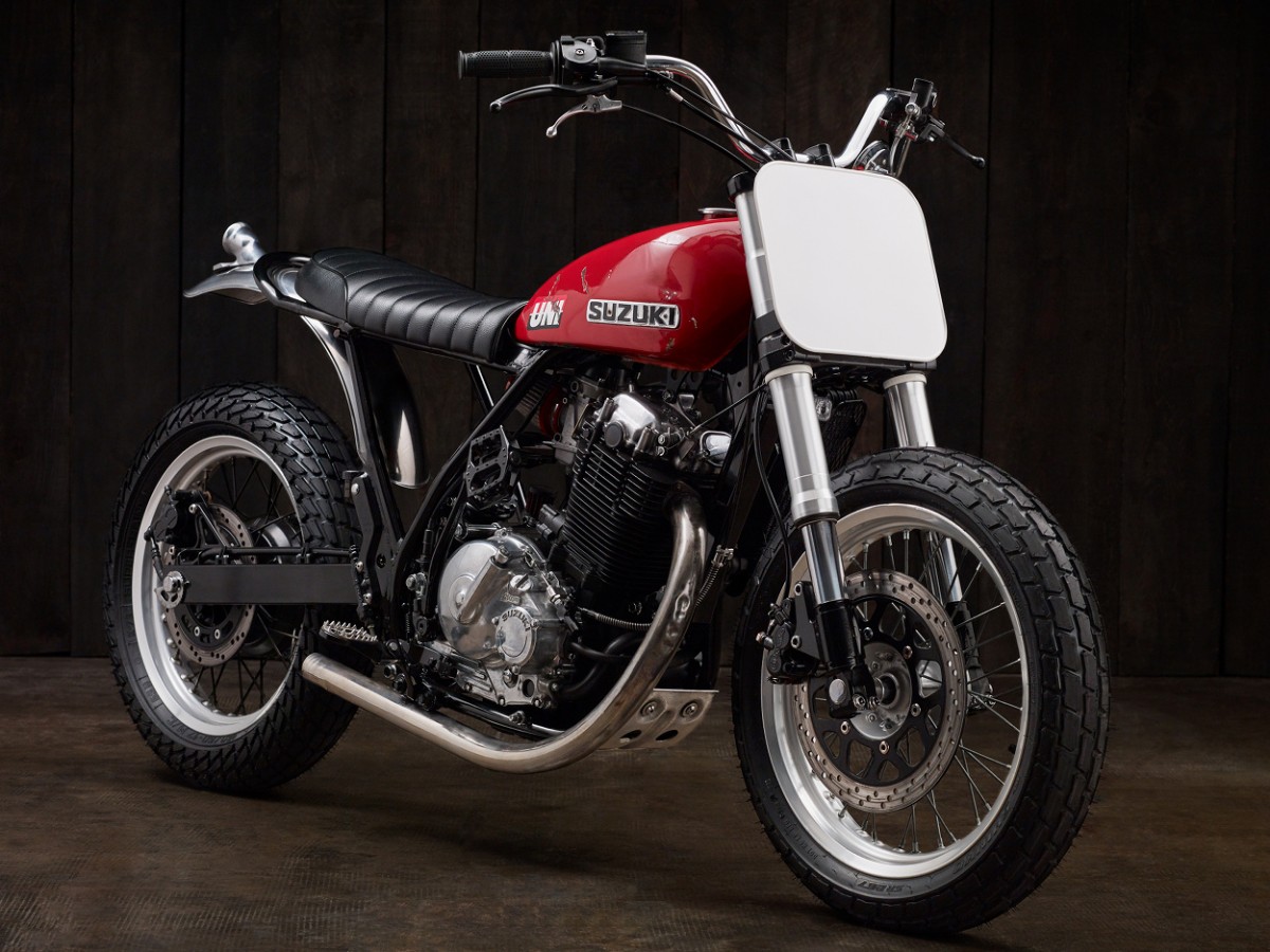 Urban Flat Tracker: Suzuki DR650 by Oilbro Motorcycles – BikeBound