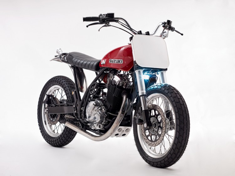 Urban Flat Tracker: Suzuki DR650 by Oilbro Motorcycles – BikeBound