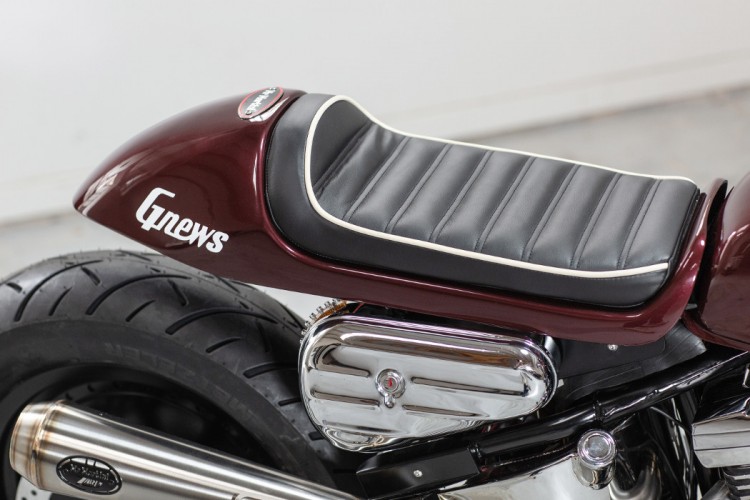 Softail Cafe Racer: Harley-Davidson “Gnews” by Mr Martini – BikeBound