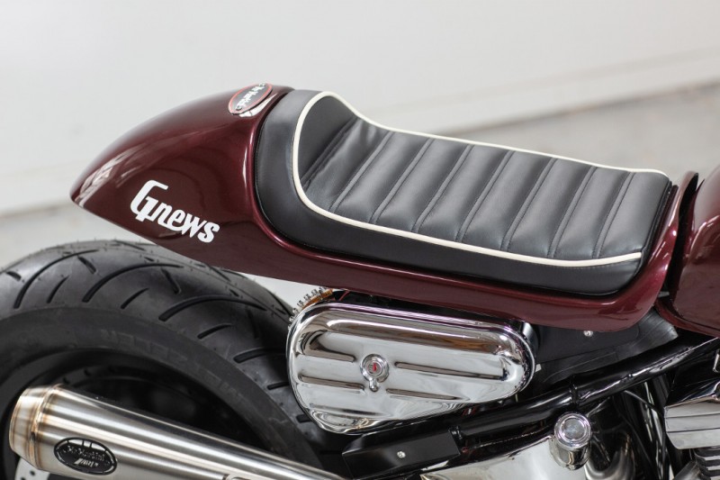 Softail Cafe Racer: Harley-Davidson “Gnews” by Mr Martini – BikeBound