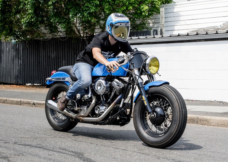 Big Twin Cafe Racer: “The Flying Duck” – BikeBound