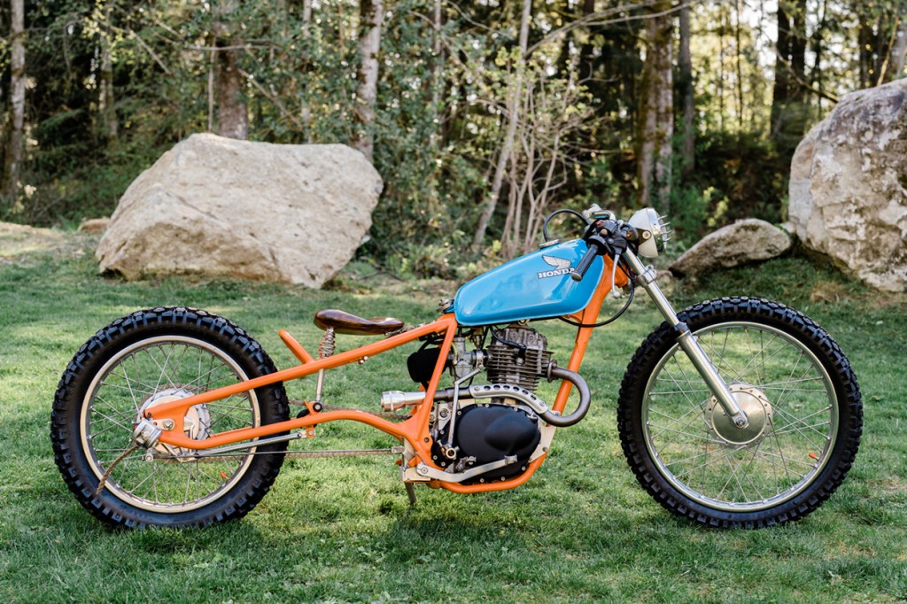 “Lil Sebastian” Honda XL175 Bobber – BikeBound