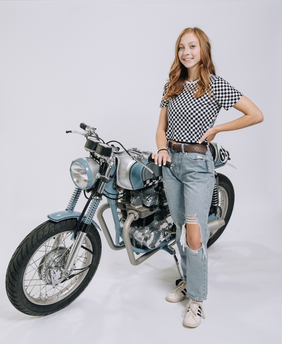 Father / Daughter Custom: Honda CB350 by David & Sonya Lloyd – BikeBound