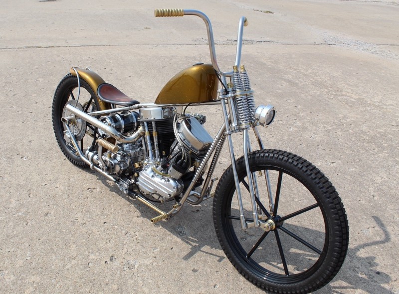 The FU Pan: ’57 Harley Panhead by Schmidt Motos – BikeBound