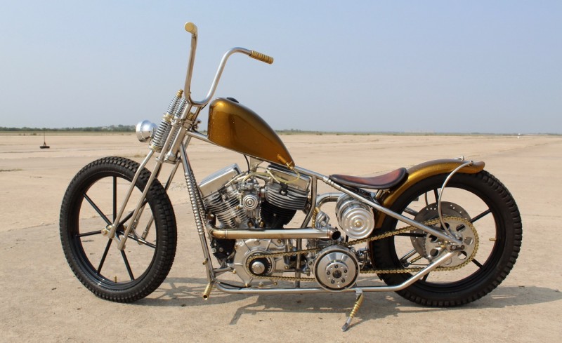 The FU Pan: ’57 Harley Panhead by Schmidt Motos – BikeBound
