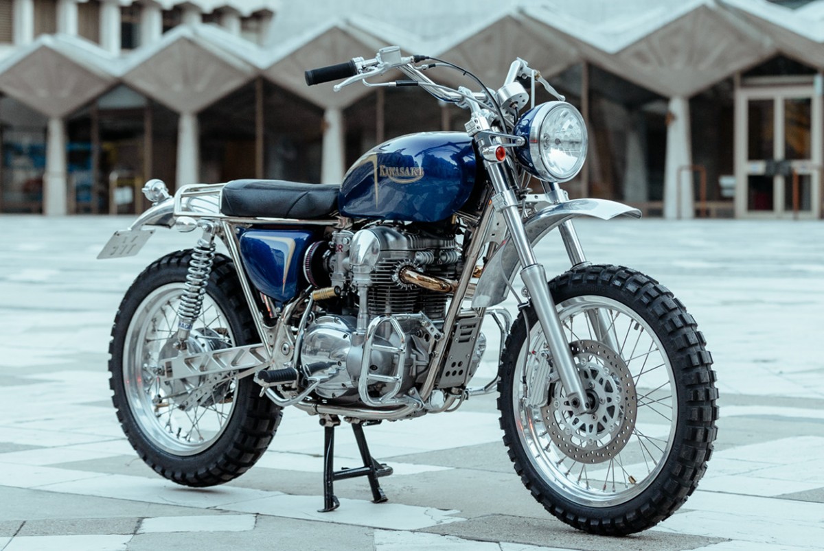 Posh Sled: Kawasaki W650 Scrambler – BikeBound