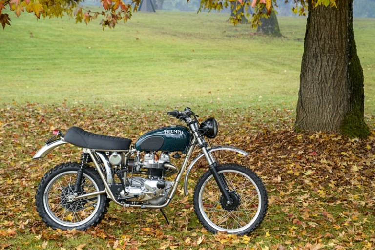 Strictly Business: ’67 Triumph Bonneville Scrambler – BikeBound