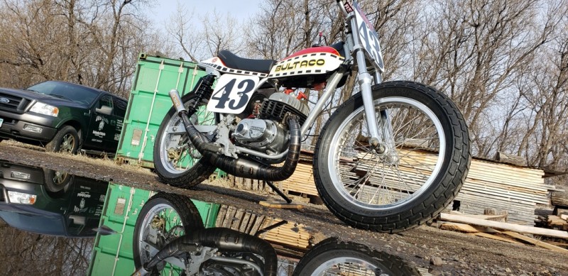 Vintage Flat Track Weapon: Bultaco Astro 360 – BikeBound