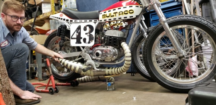 Vintage Flat Track Weapon: Bultaco Astro 360 – BikeBound