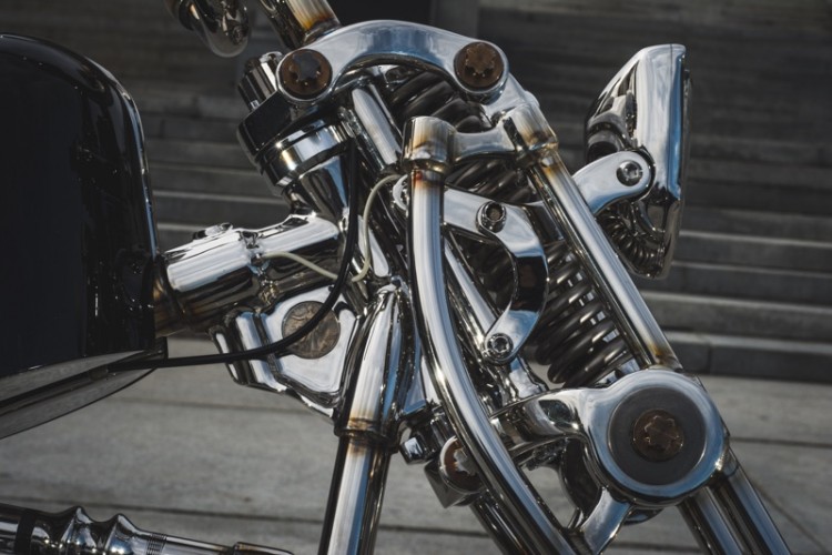 Win This: 1940 Stainless Steel Knucklehead Chopper – BikeBound