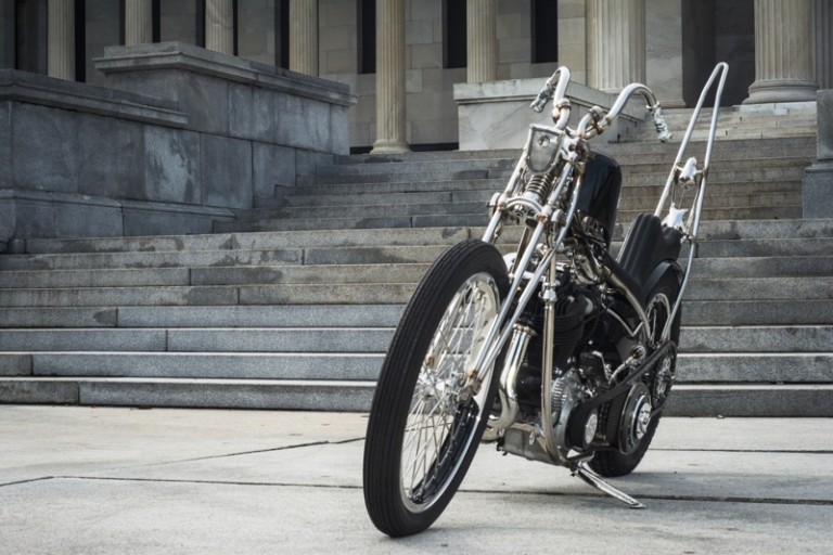 Win This: 1940 Stainless Steel Knucklehead Chopper – BikeBound