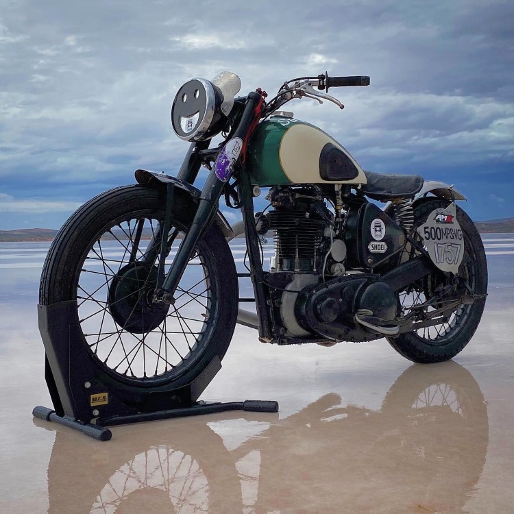 Salt Beeza: 1948 BSA B33 Land Speed Bike – BikeBound