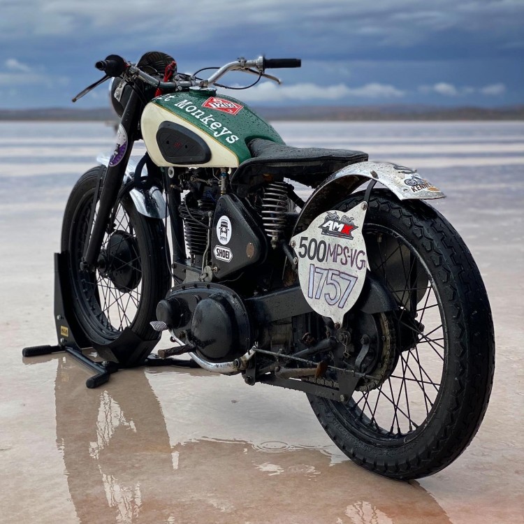 Salt Beeza: 1948 BSA B33 Land Speed Bike – BikeBound