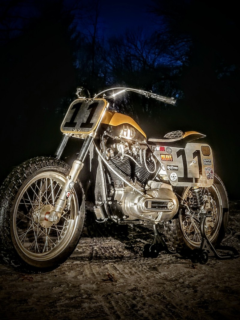 Iron Wolf: Harley Ironhead Flat Tracker “Fenrir” – BikeBound