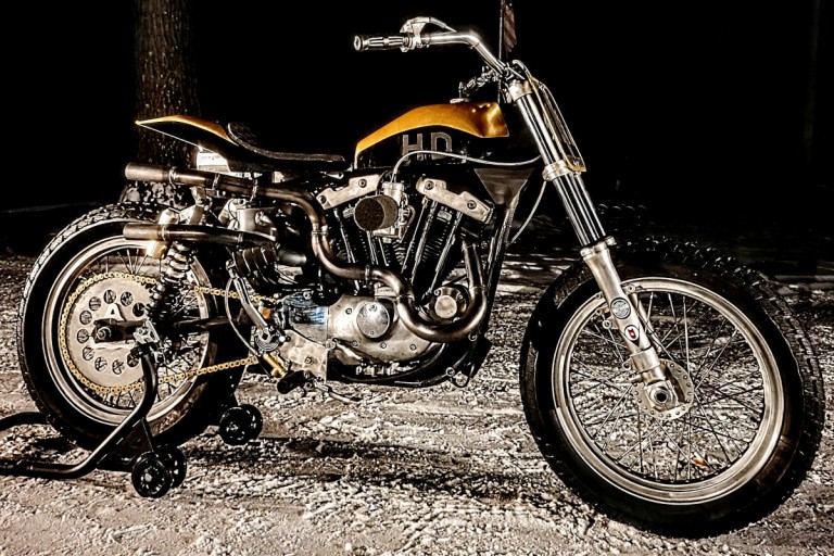 Iron Wolf: Harley Ironhead Flat Tracker “Fenrir” – BikeBound