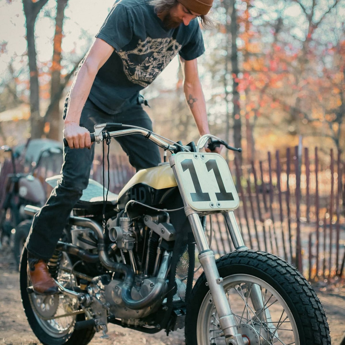 Iron Wolf: Harley Ironhead Flat Tracker “Fenrir” – BikeBound