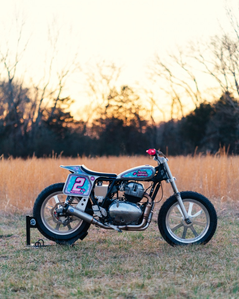 Pink Lipstick #2: Royal Enfield BTR Flat Tracker – BikeBound