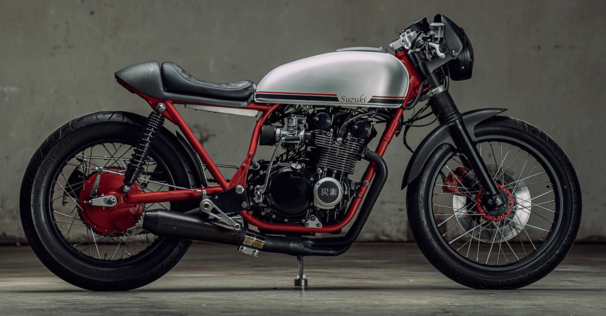 Handbuilt GS: “Tanso” Suzuki GS550 Café Racer – BikeBound