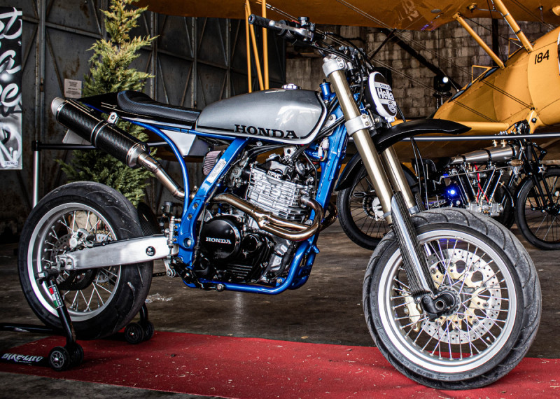 Mountain Dominator: Honda NX650 Supermoto – BikeBound