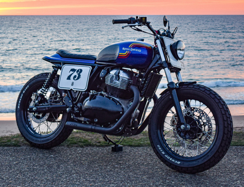 The Royal Slide: Royal Enfield Interceptor 650 Street Tracker – BikeBound