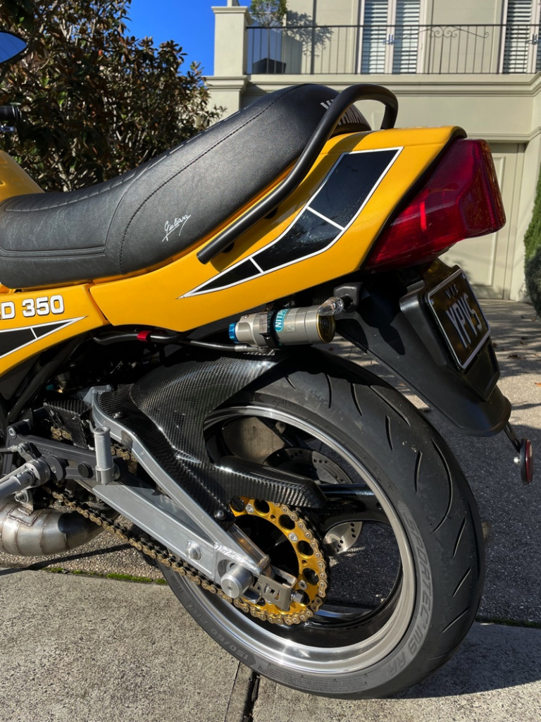 Yellow Hornet: Yamaha RZ350 Hybrid / Restomod – BikeBound