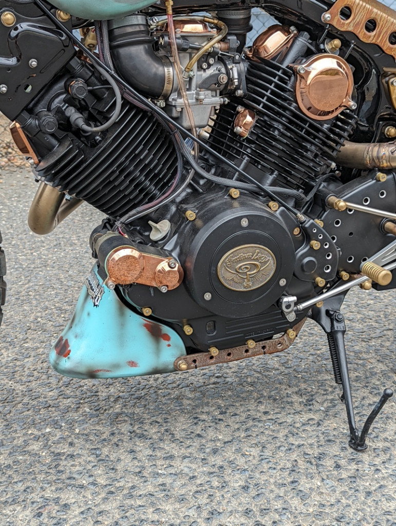 Steampunk Virago: Yamaha XV1000 Rat Rod – BikeBound