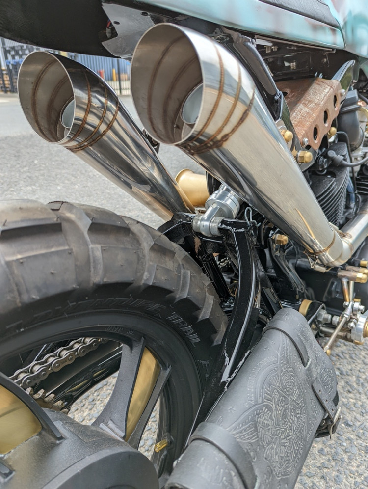 Steampunk Virago: Yamaha XV1000 Rat Rod – BikeBound