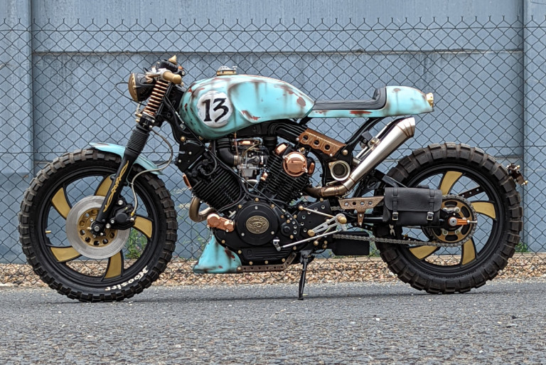 Steampunk Virago: Yamaha XV1000 Rat Rod – BikeBound