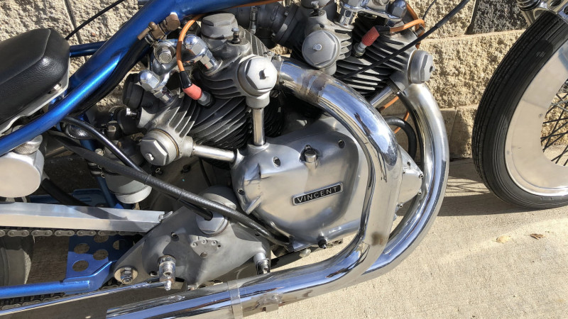 Quarter Miler: ’52 Vincent Rapide Drag Bike! – BikeBound