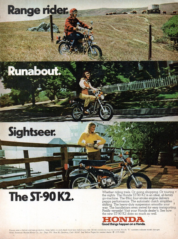 Purple Steed: 1975 Honda Sport Trail – BikeBound