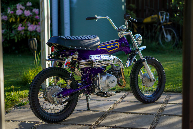 Purple Steed: 1975 Honda Sport Trail – BikeBound