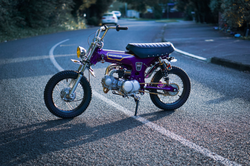 Purple Steed: 1975 Honda Sport Trail – BikeBound