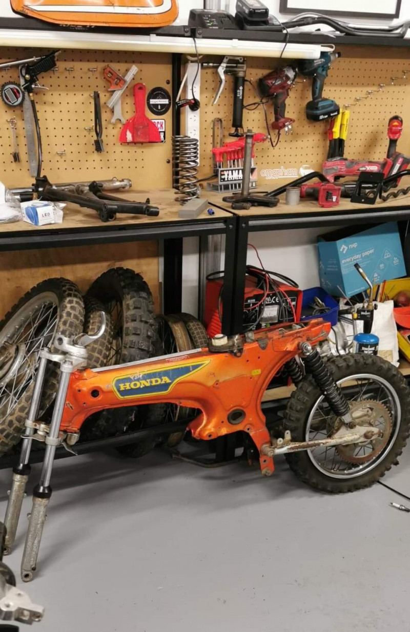 Purple Steed: 1975 Honda Sport Trail – BikeBound